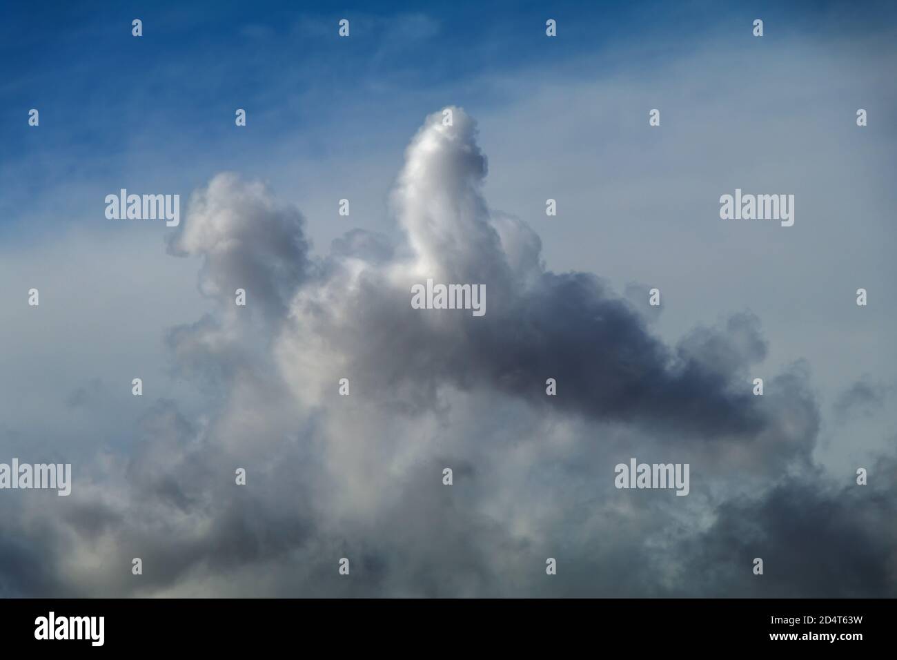Cloud shape thumbs up Stock Photo - Alamy
