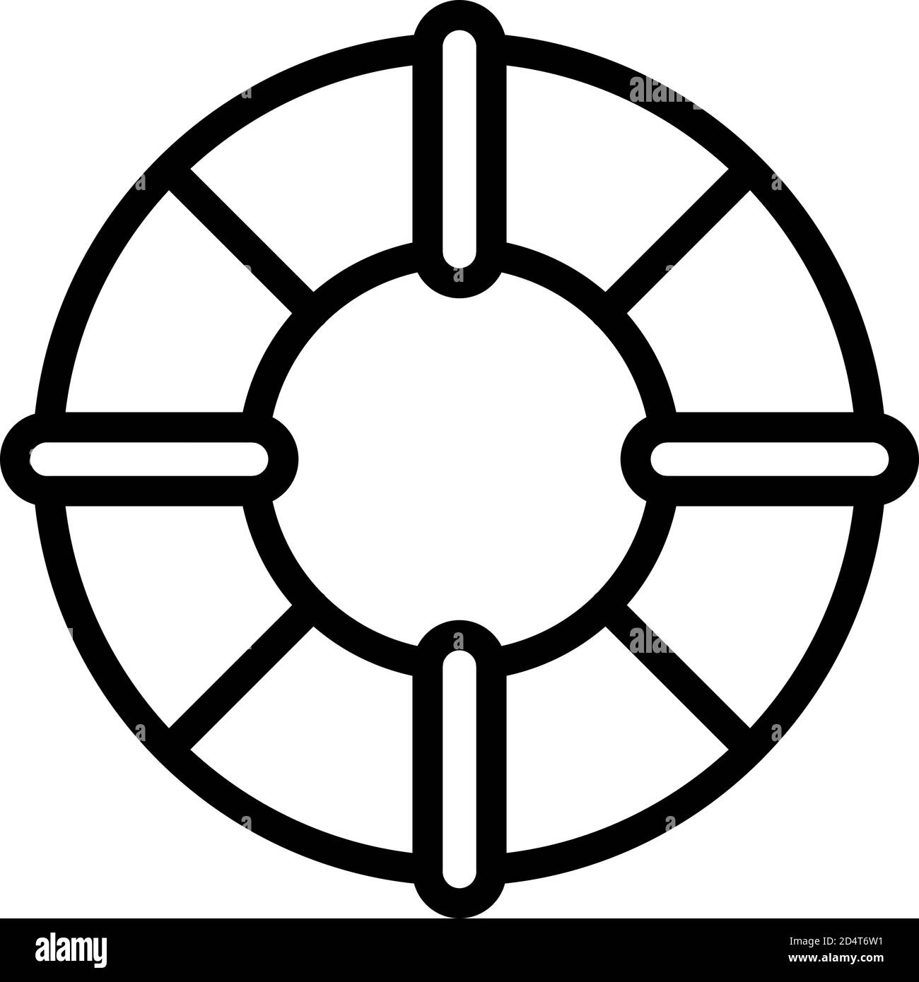 Ship life buoy icon, outline style Stock Vector Image & Art - Alamy