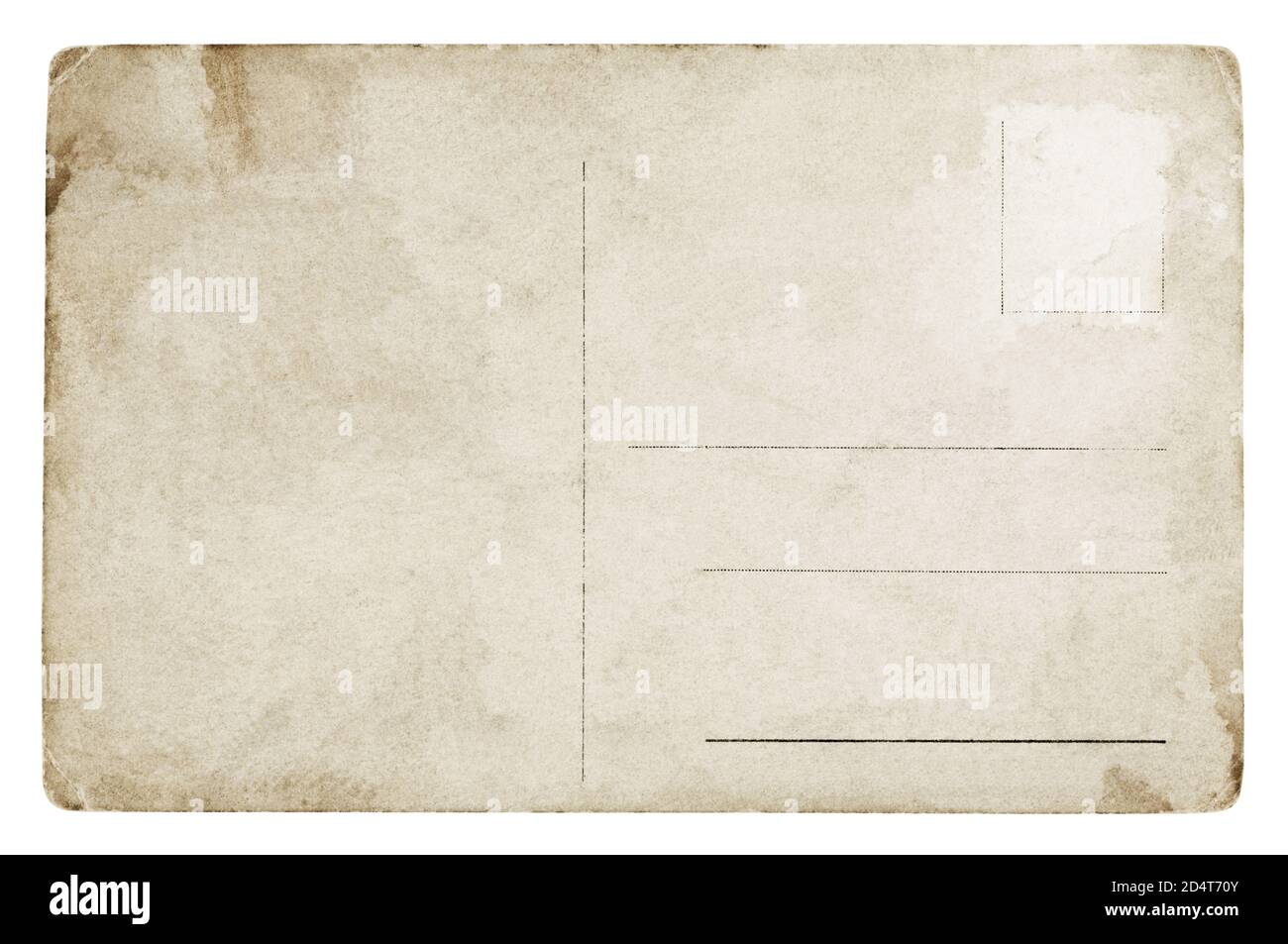 Vintage postcard back stamp hi-res stock photography and images - Alamy