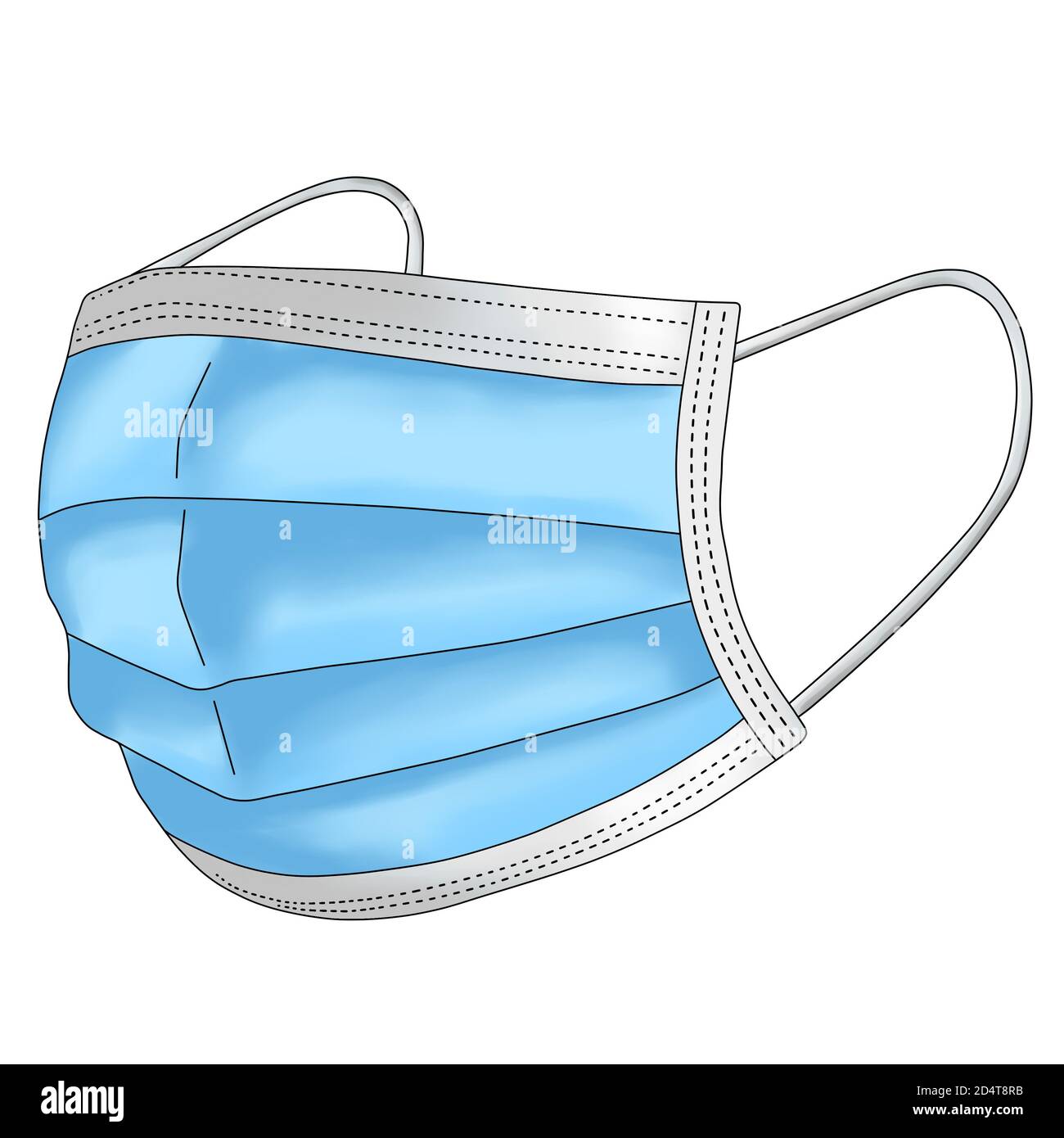 Surgical face masks safety Cut Out Stock Images & Pictures - Alamy