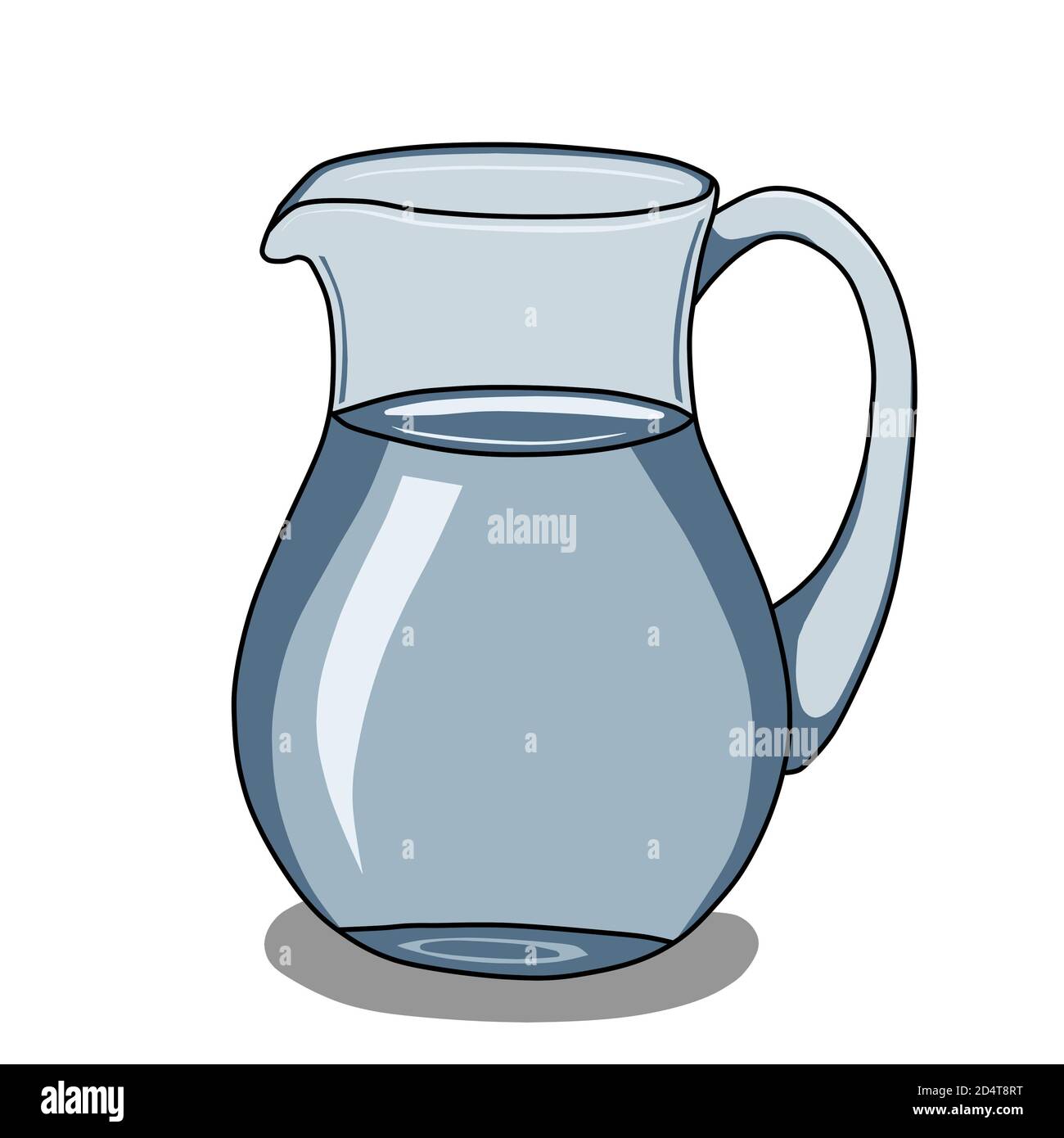 Lunch water bottle icon Cut Out Stock Images & Pictures - Alamy