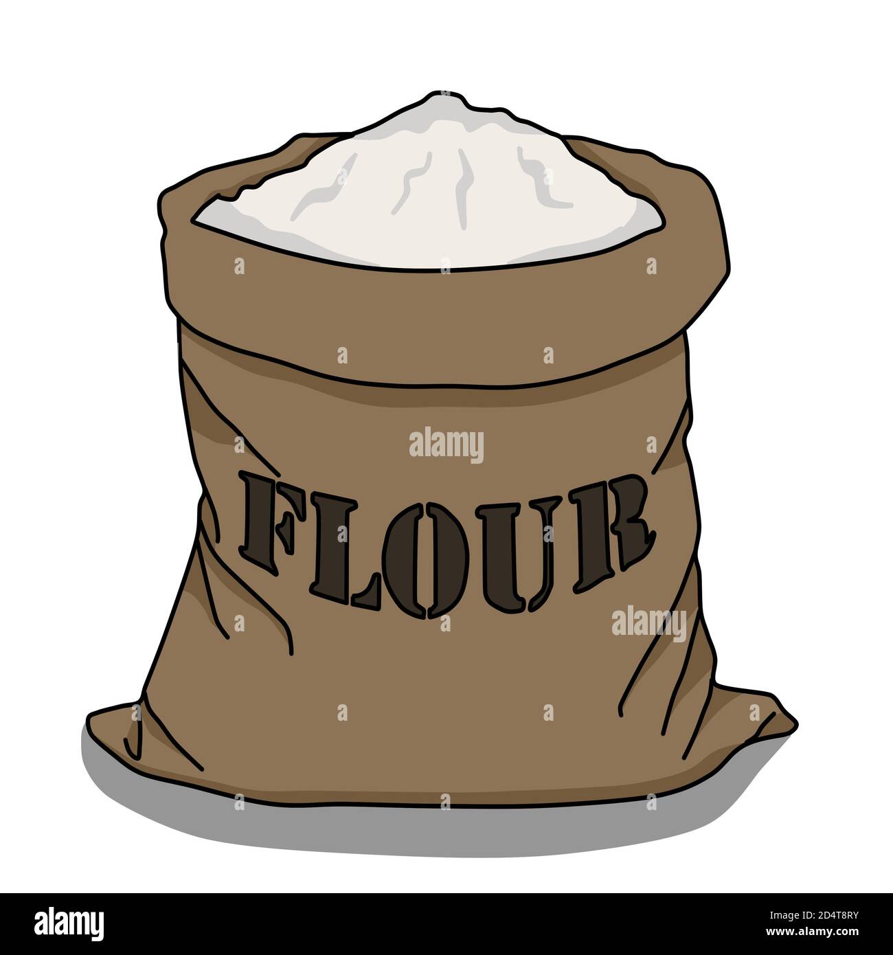 White sack flour hi-res stock photography and images - Alamy