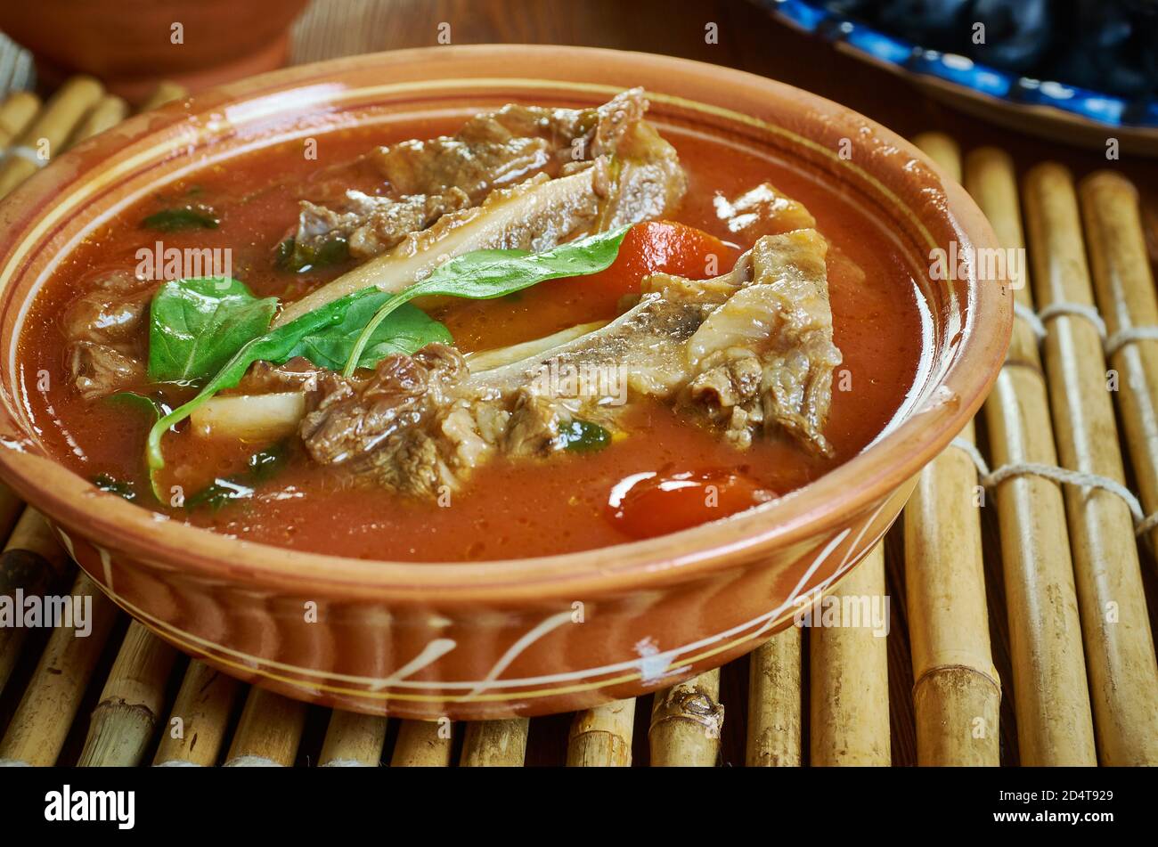 Marathi Tambda Rassa, authentic Kolhapuri non vegetarian red curry dish ...