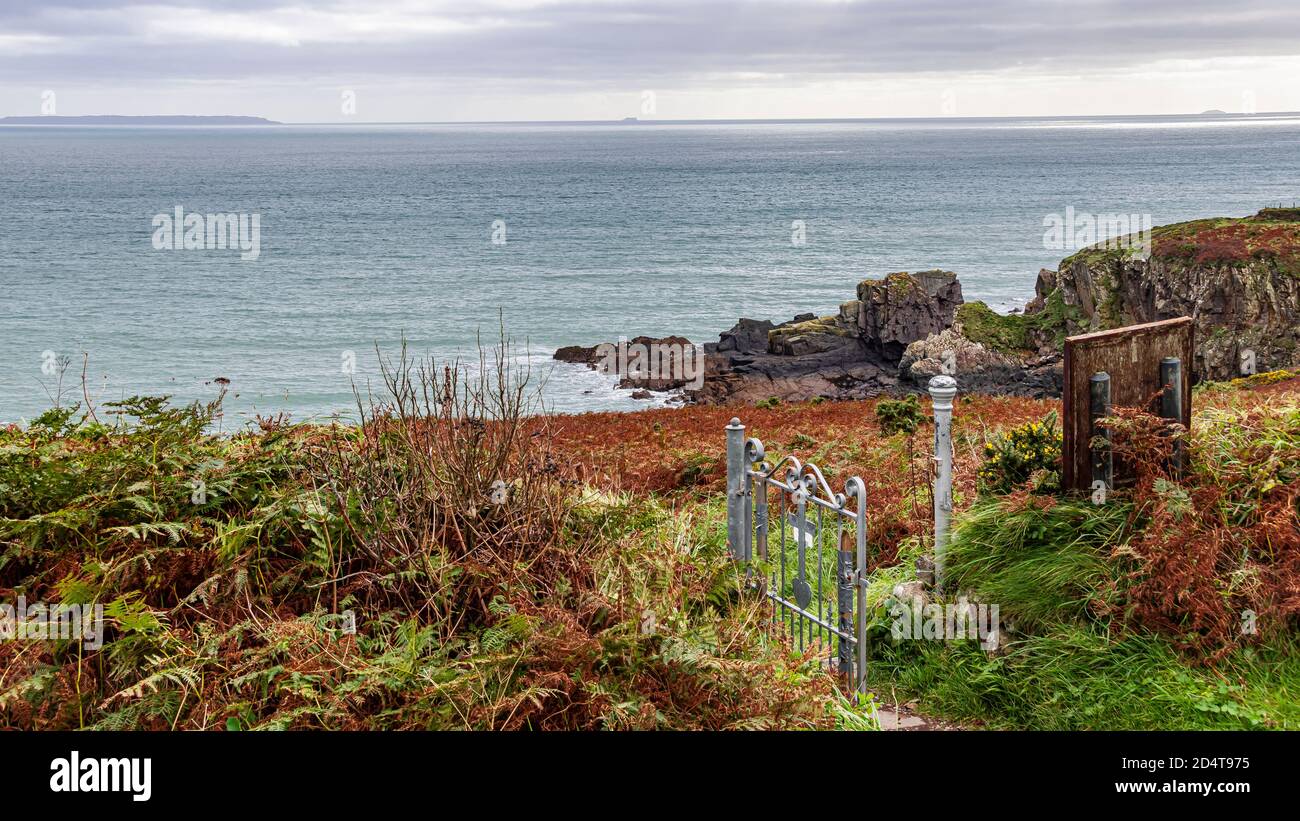 st nons chapel and well Stock Photo - Alamy