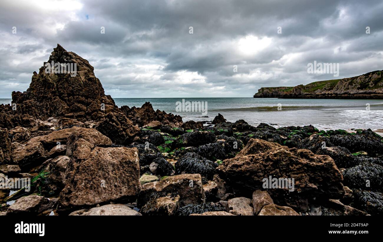 Barafundle bay Pembrokeshire South Wales Stock Photo - Alamy