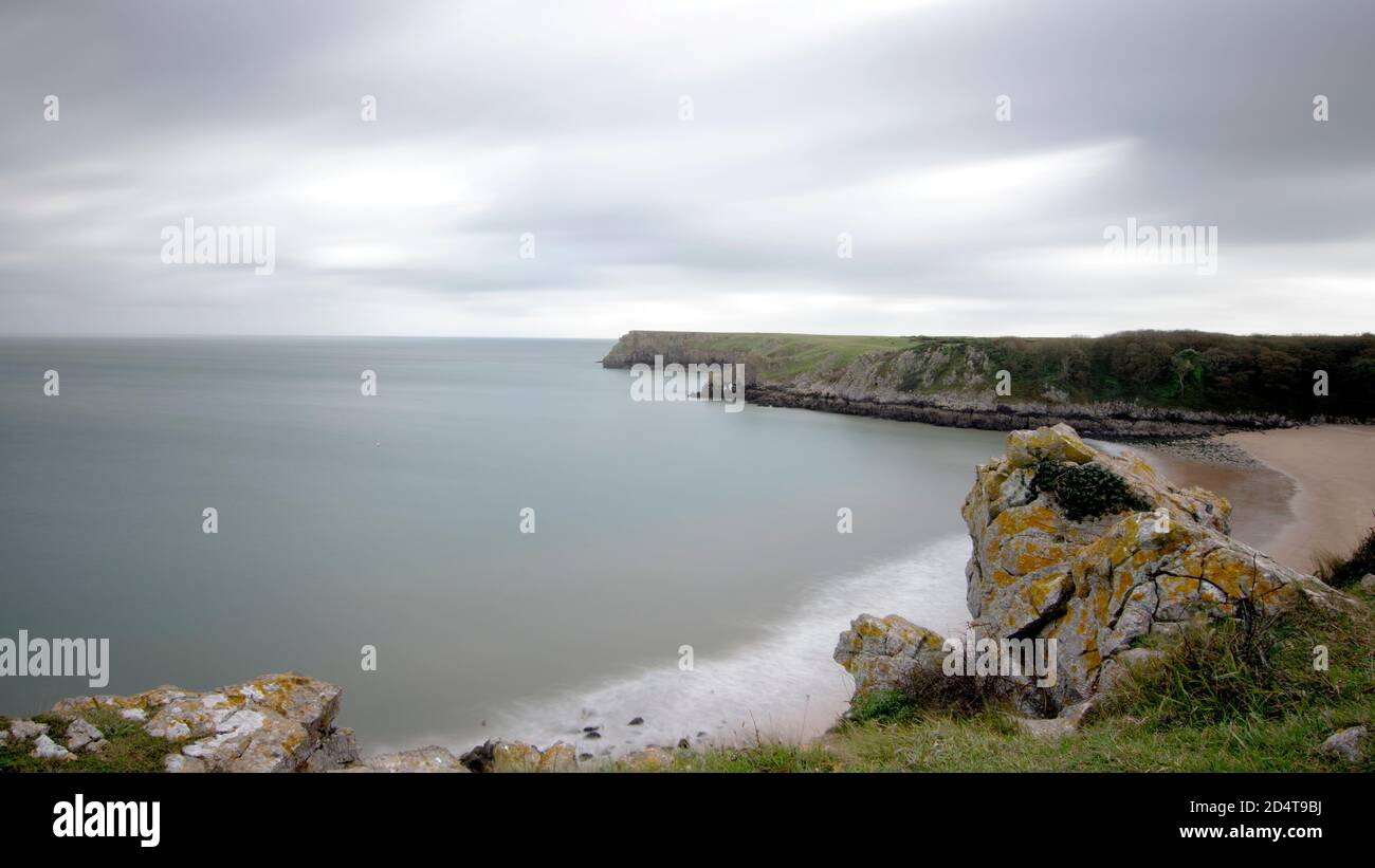 Barafundle bay Pembrokeshire South Wales Stock Photo - Alamy