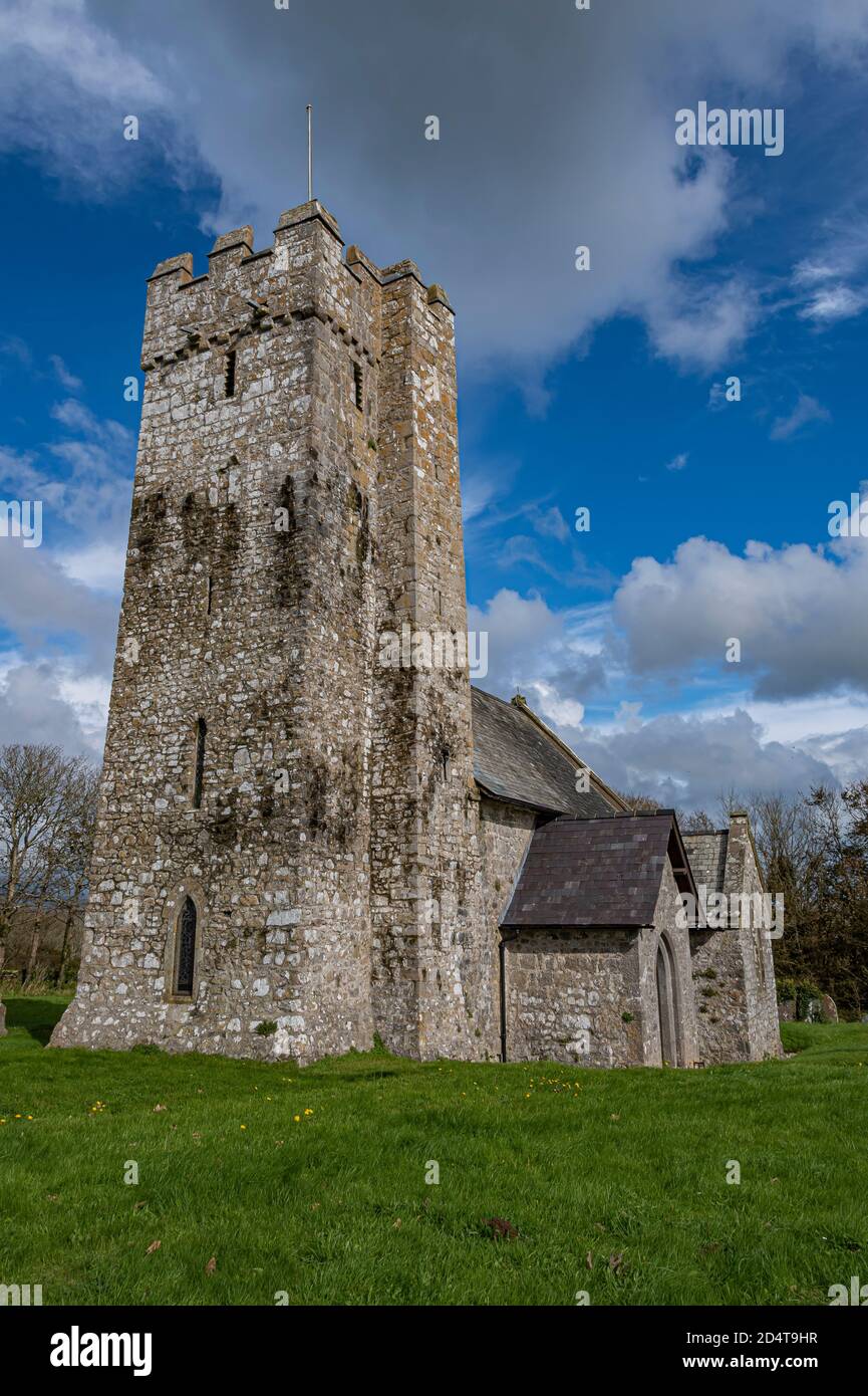 Bosherston church wales hi-res stock photography and images - Alamy