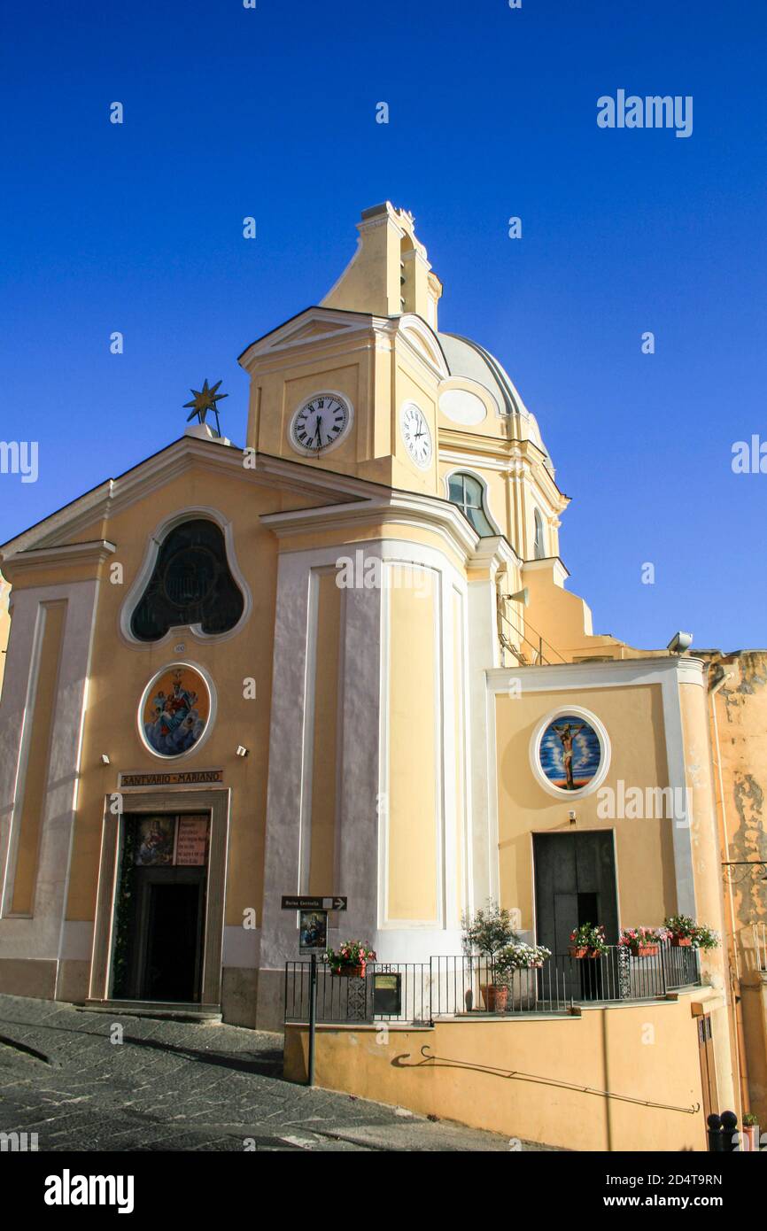Procida, Province of Naples, Campania, Italy. Isle of Procida. The ...