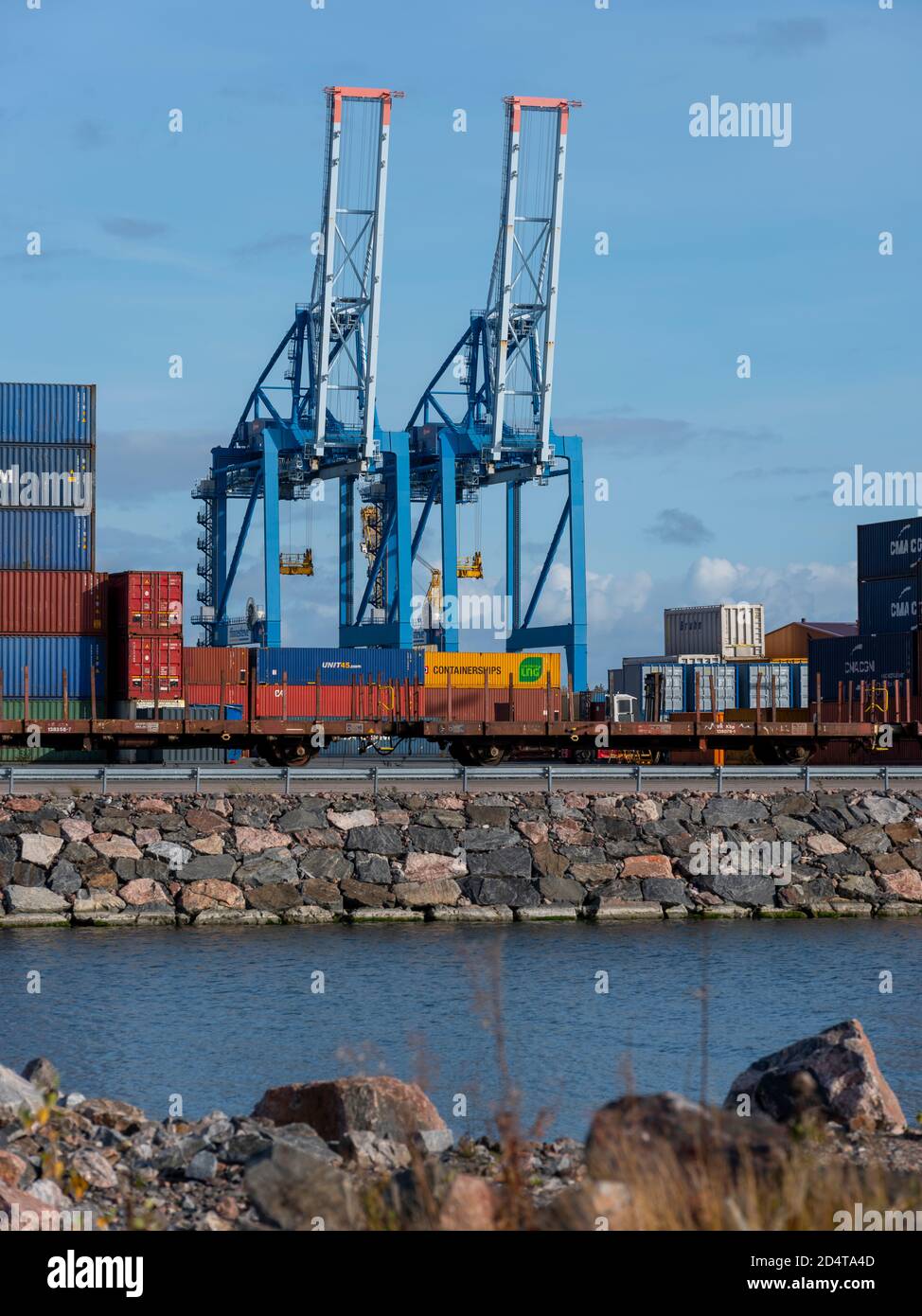 Commercial harbour with shipyard hi-res stock photography and images ...