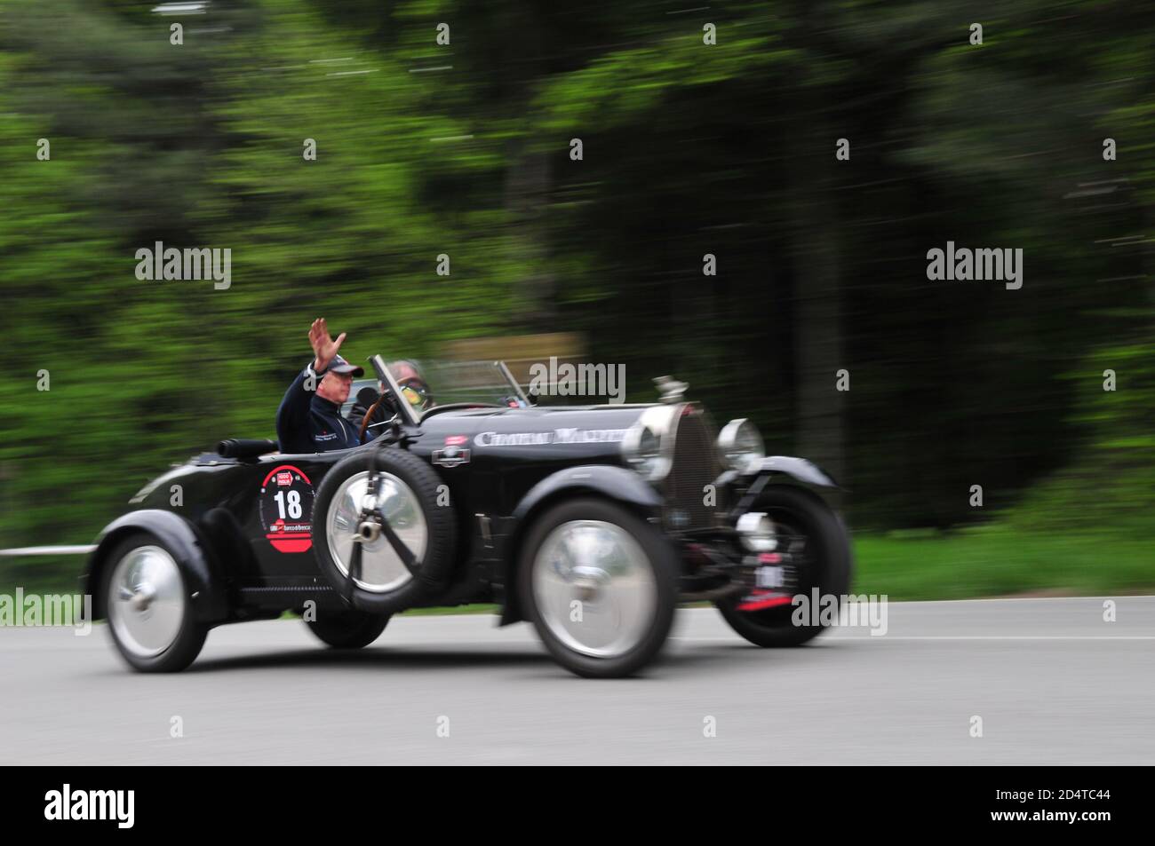 passo della futa, italy, 16 may 2008, mille miglia, historic car rallye ...