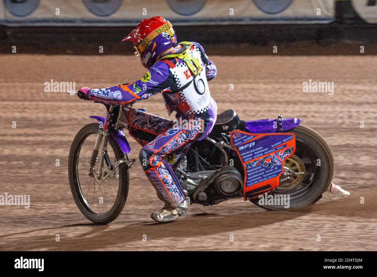 Manchester, UK. 10th Oct, 2020. Elliot Kelly in action (500cc A Class ...