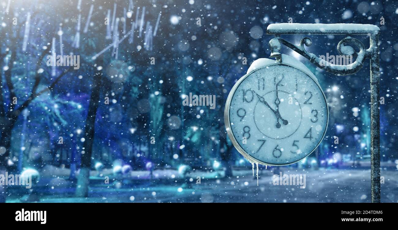 Old clock and new clock hi-res stock photography and images - Alamy