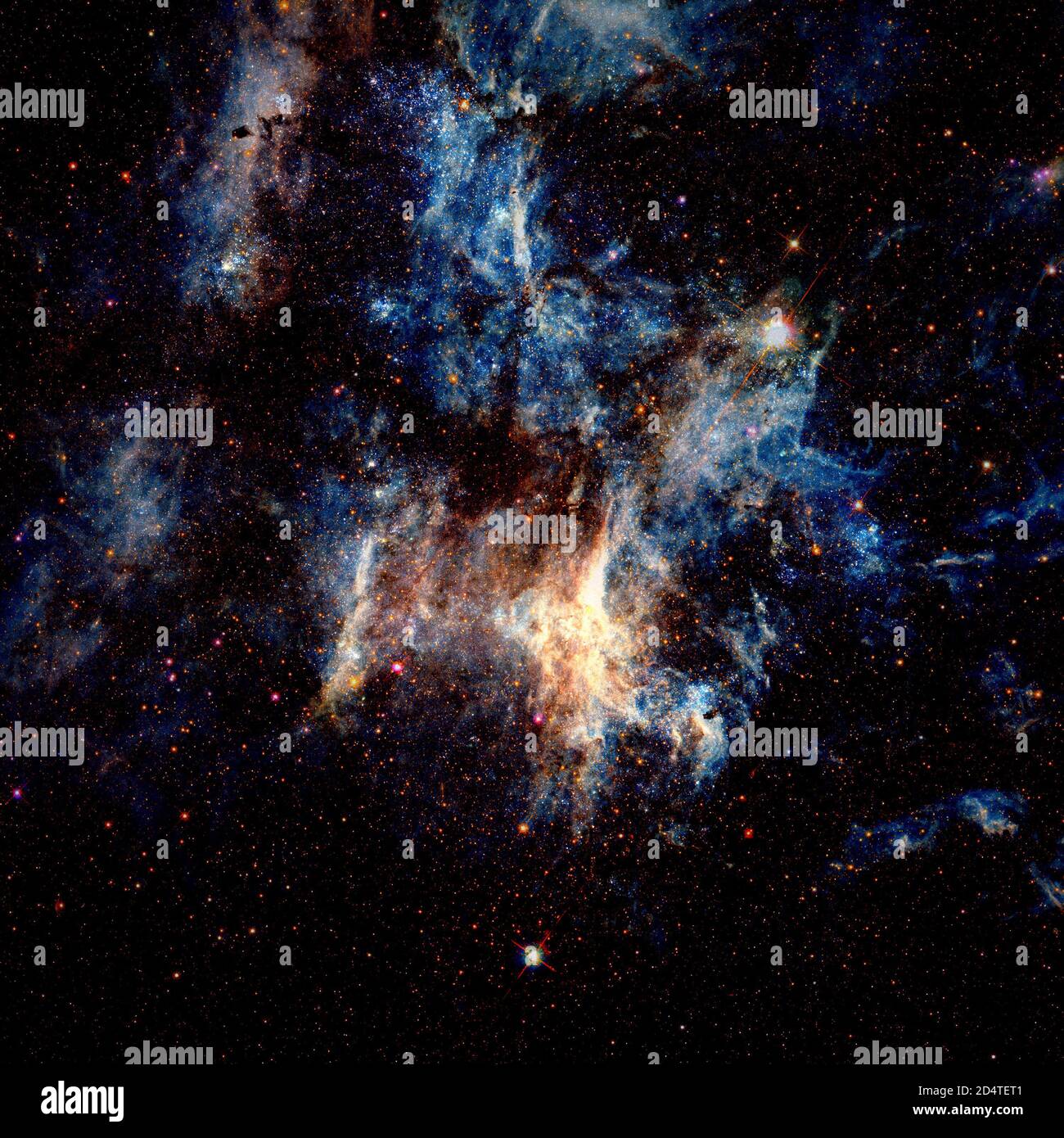 Abstract space background. Elements of this image furnished by NASA ...