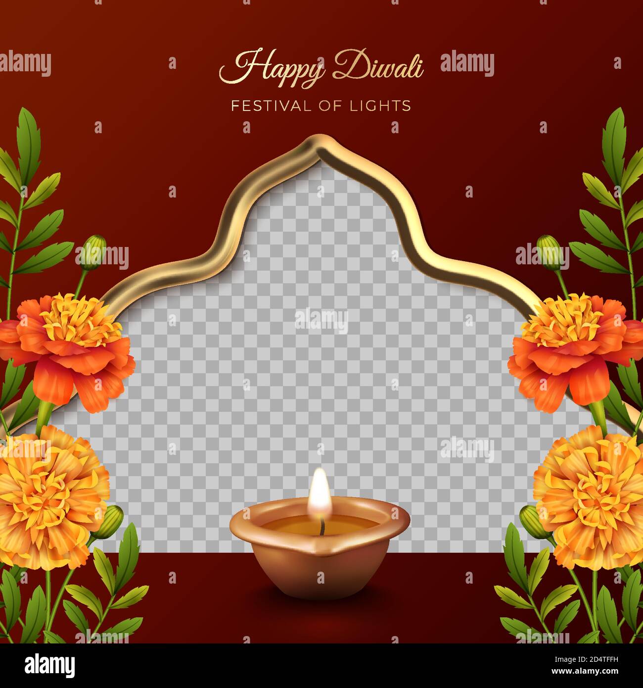 Diwali frame hi-res stock photography and images - Alamy