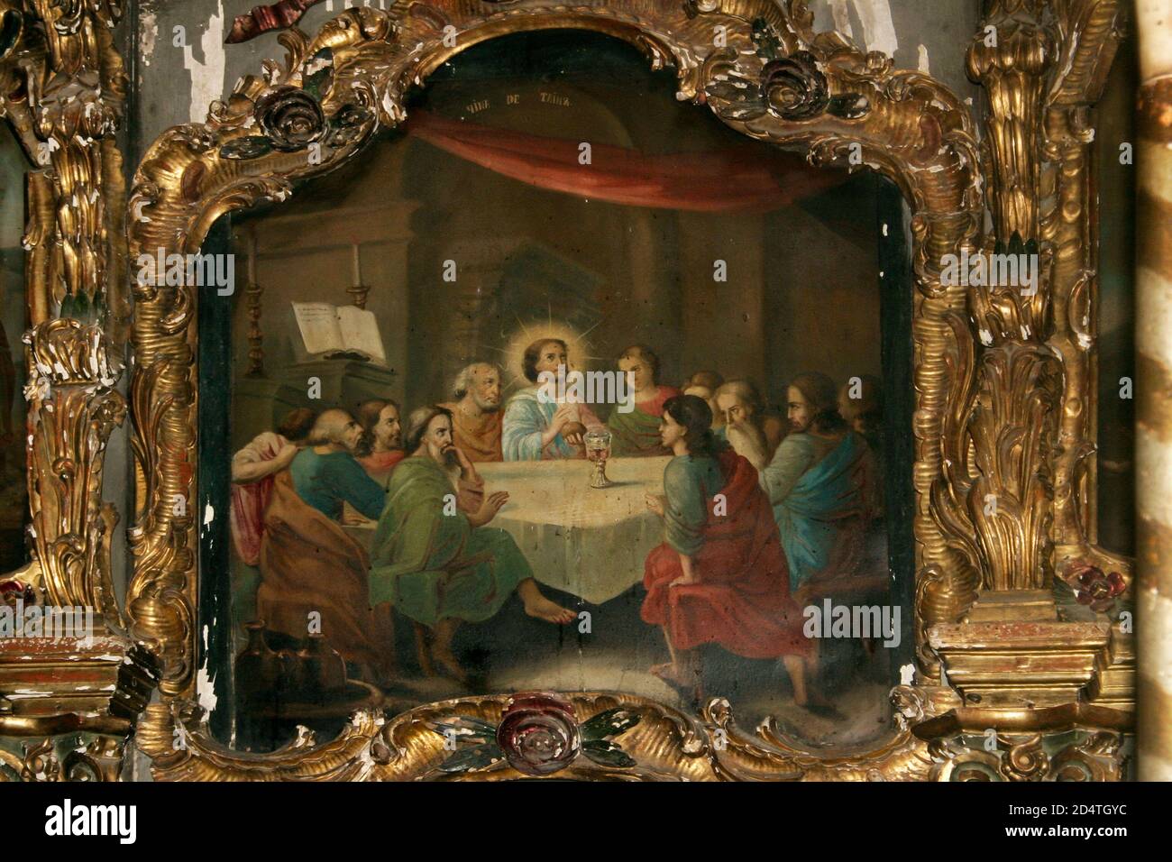 Zamfira Monastery, Romania. "The last supper"- painting by N ...