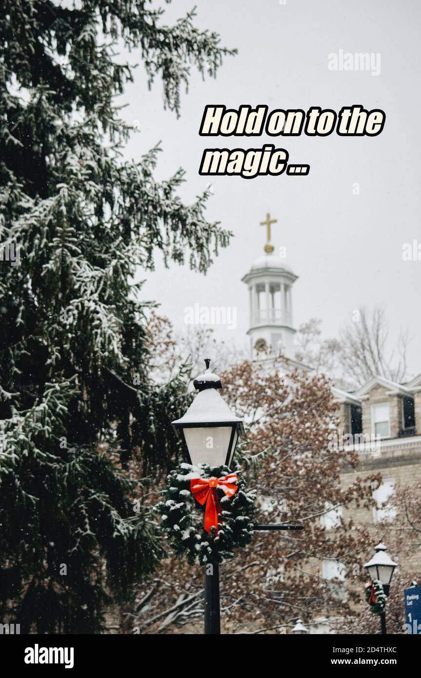 Positive Hold on to the magic message for Christmas 2020 with pandemic ...