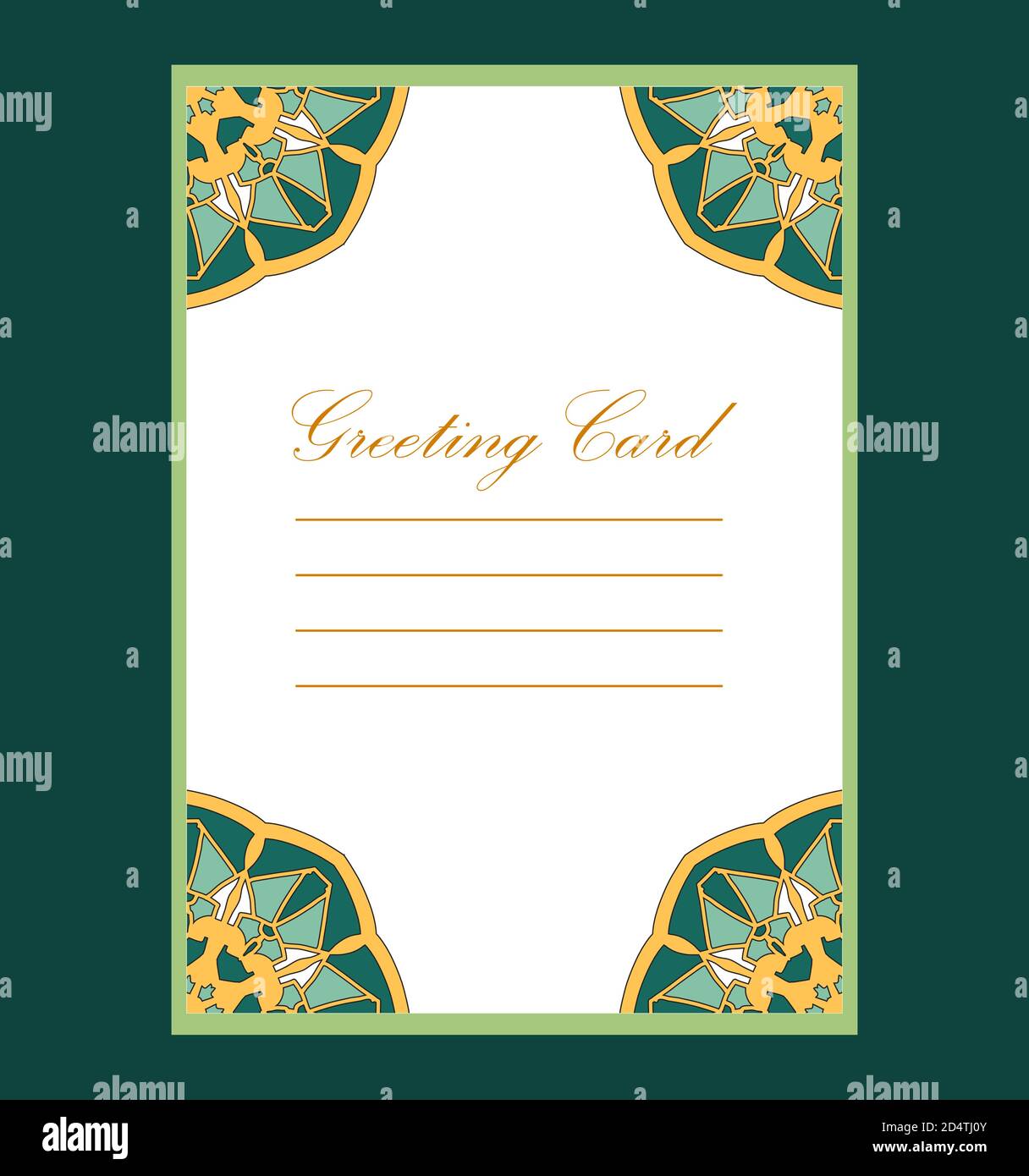 Oriental design Asian, Arabic Indian motifssize A4.Vintage template ...