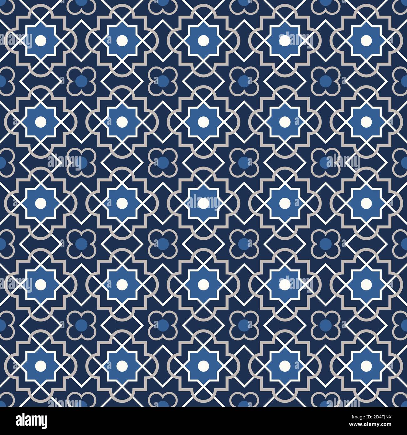 Tangled modern pattern, based on traditional oriental arabic geometric ...