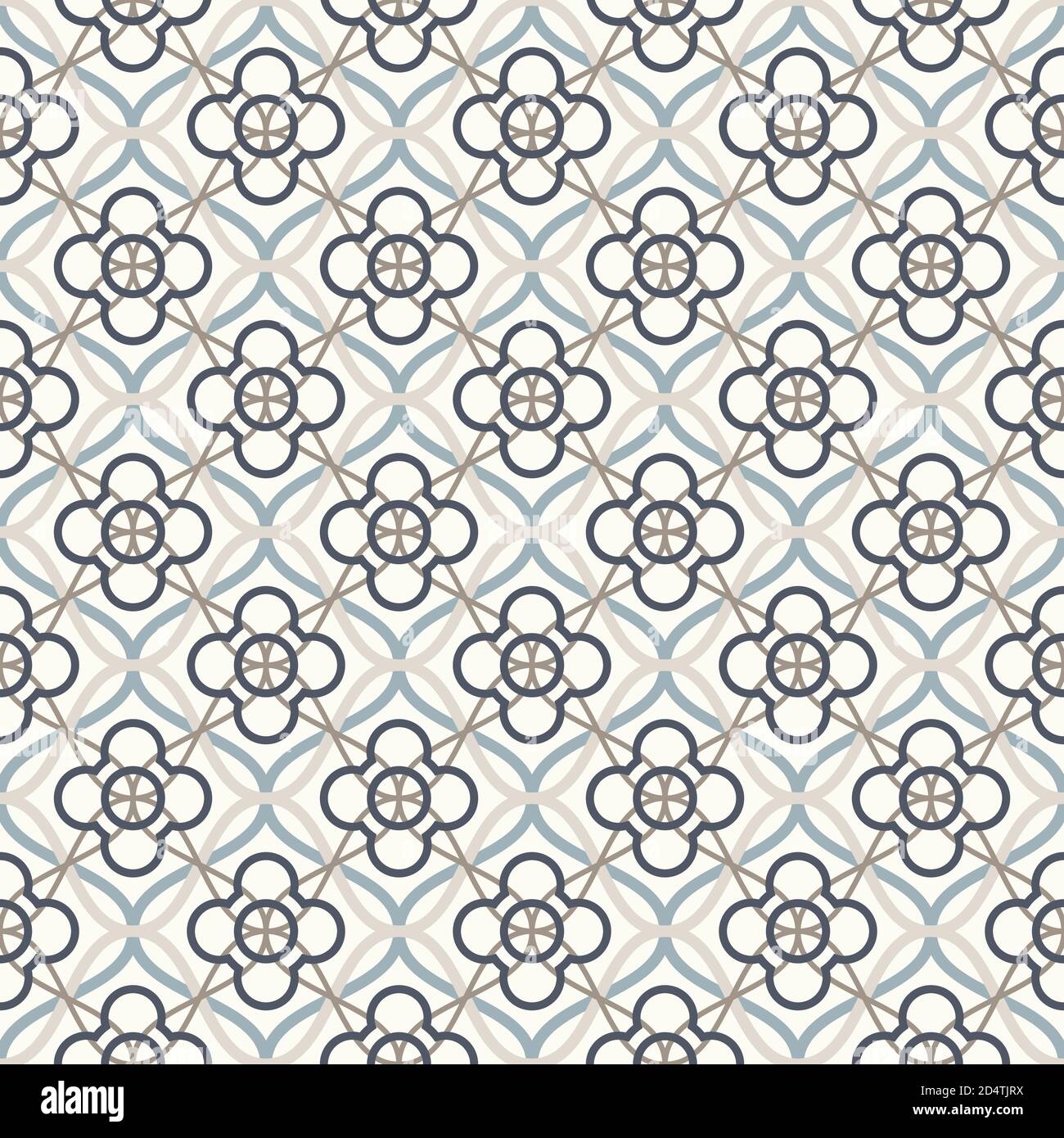 Tangled modern pattern, based on traditional oriental arabic geometric ...