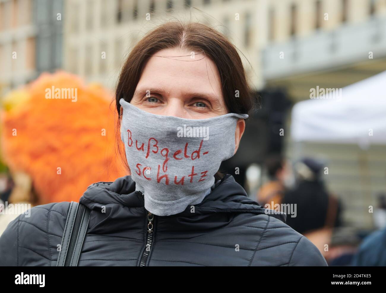 Berlin, Germany. 11th Oct, 2020. "Penalty shield" is written on the ...