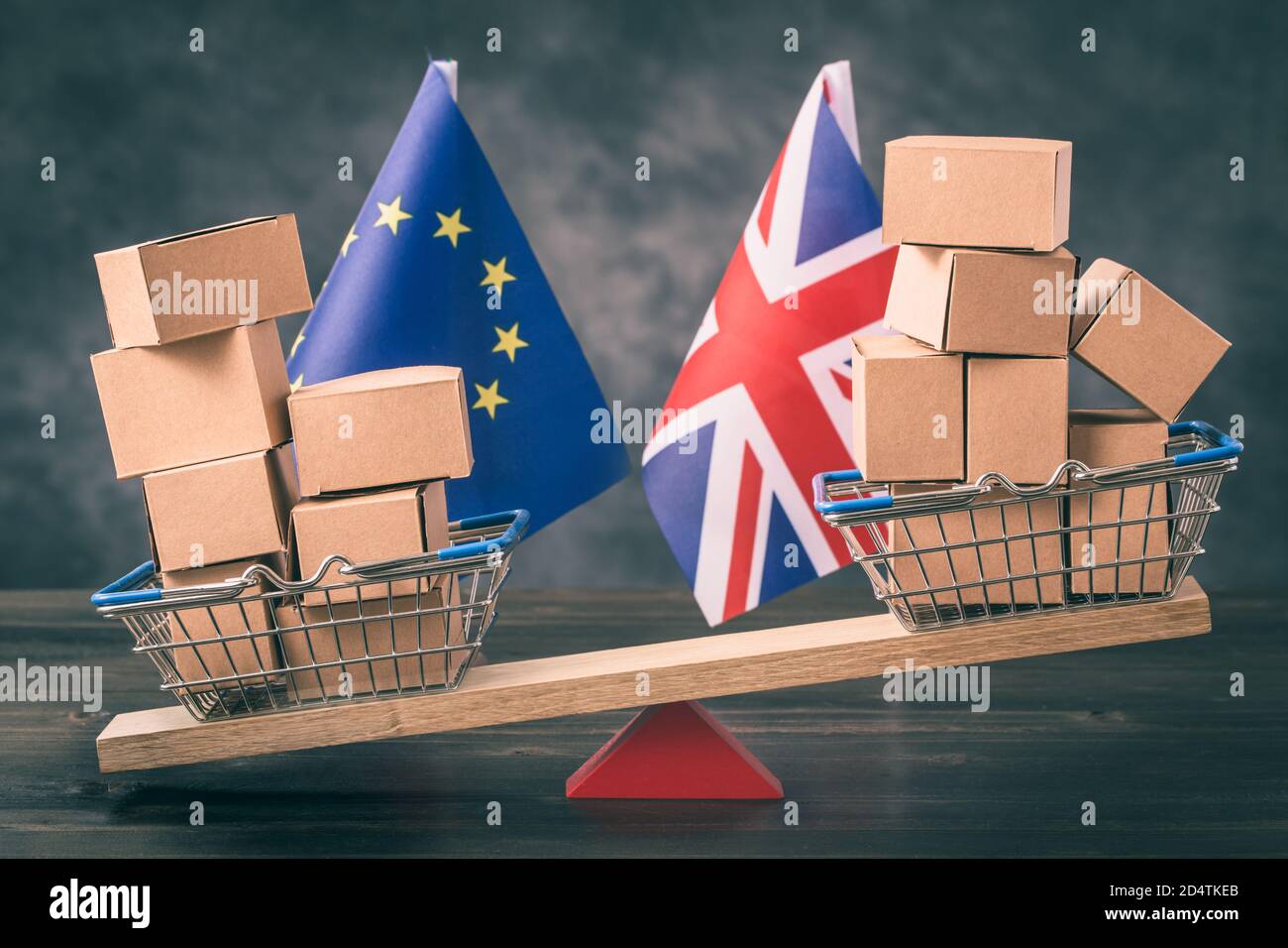 GB and EU trade balance concept Stock Photo - Alamy