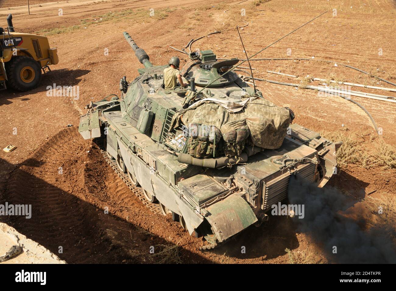 Turkish army tanks inside Syria, the war on terror Stock Photo - Alamy