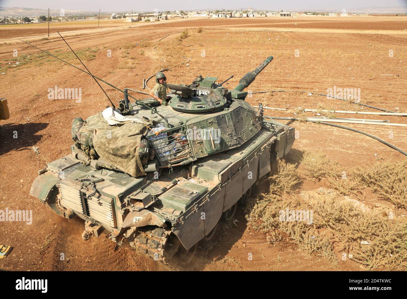 Turkish army tanks inside Syria, the war on terror Stock Photo - Alamy