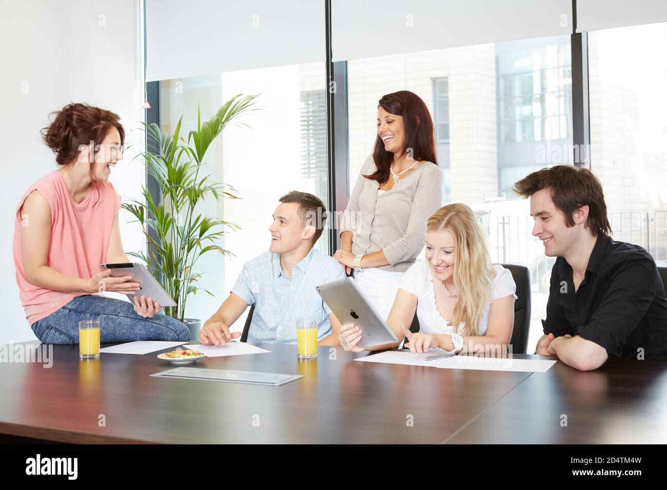 Office banter hi-res stock photography and images - Alamy
