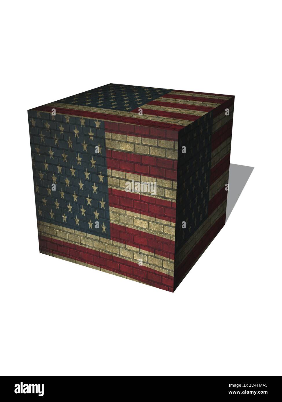 American flag painted shadows hi-res stock photography and images - Alamy