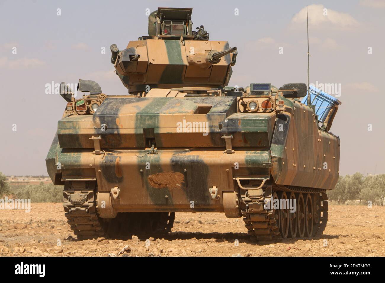 Turkish army tanks inside Syria, the war on terror Stock Photo - Alamy
