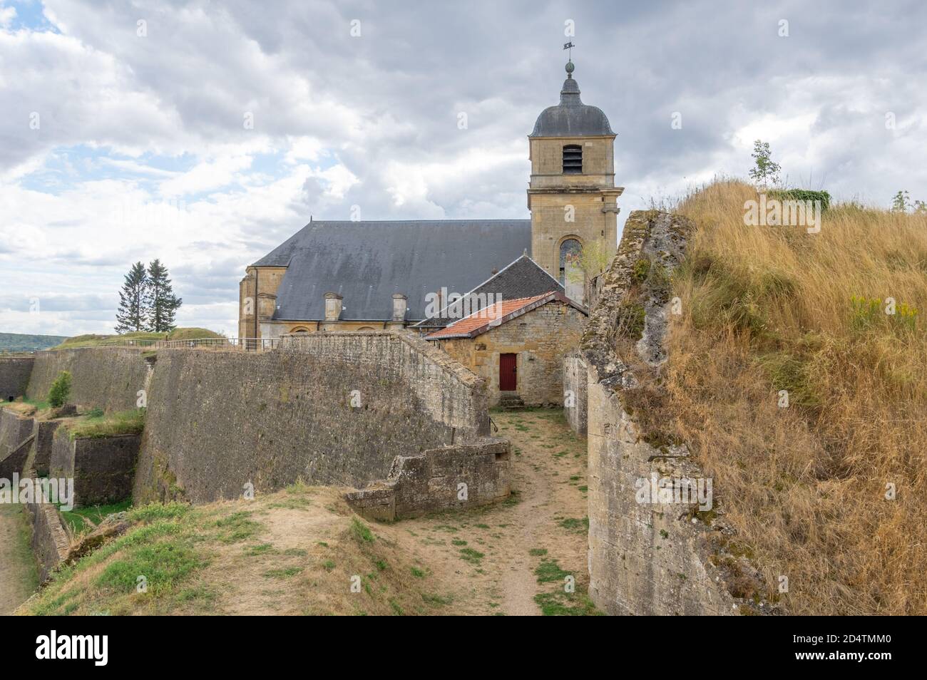 Fortifications and bastions of the Montmédy citadel / fort in the North ...