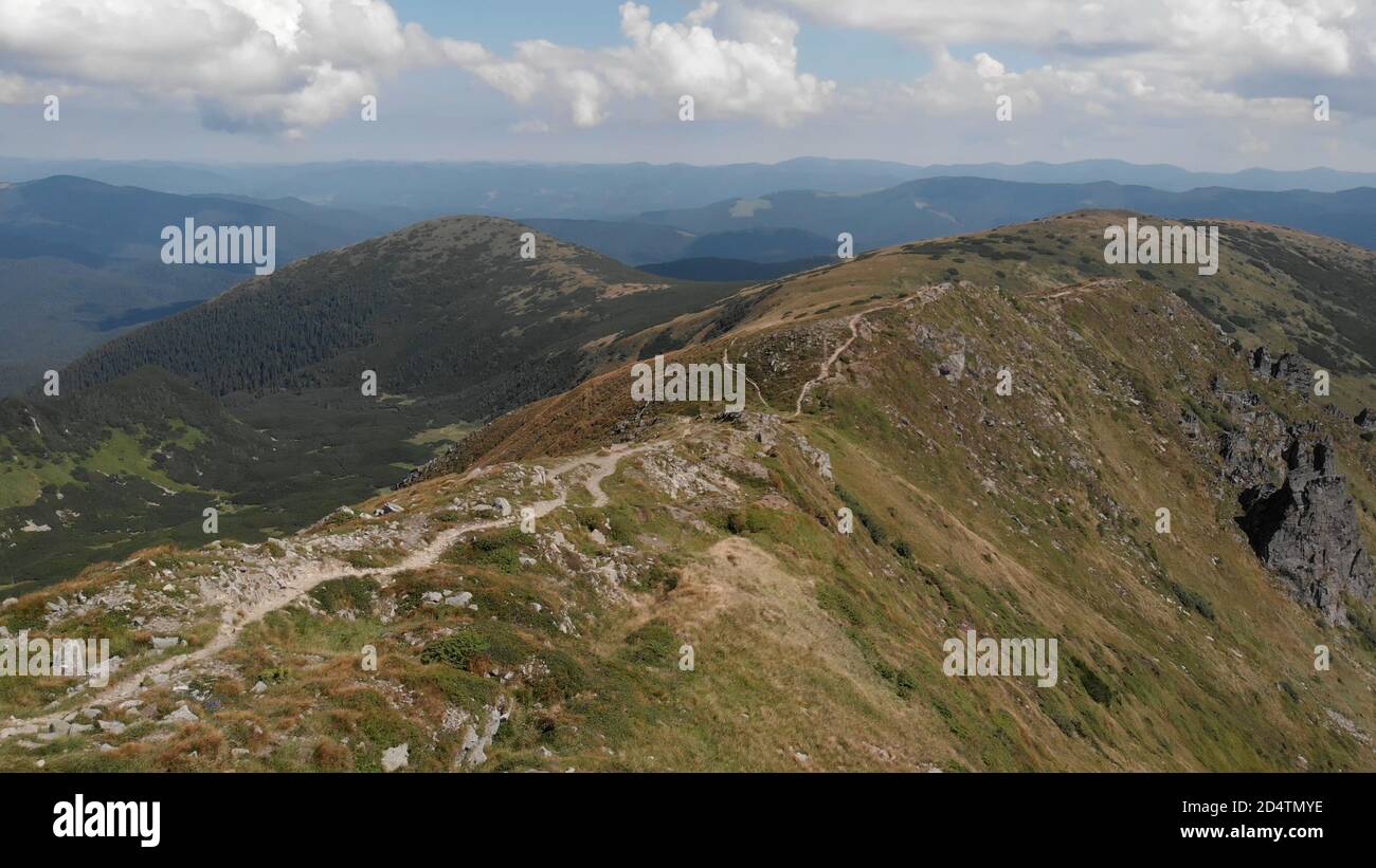Panoramic mountain view karpaty hi-res stock photography and images - Alamy