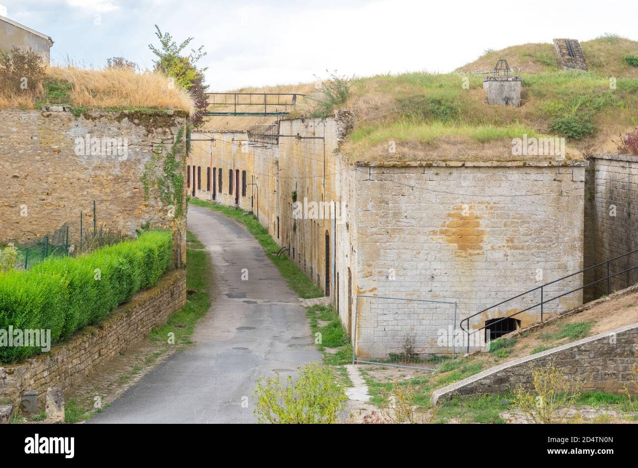 Fortifications and bastions of the Montmédy citadel / fort in the North ...