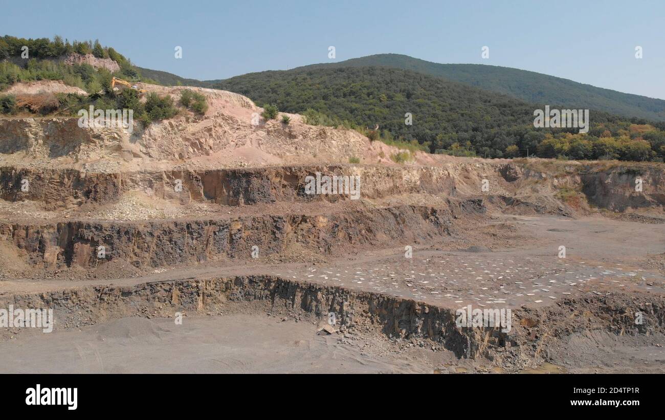 Beautiful landscape of quarry Stock Photo - Alamy