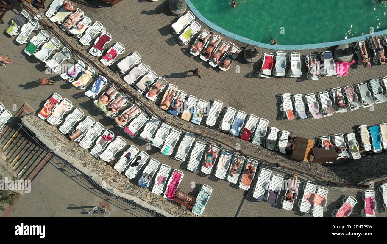 People are getting a suntan Stock Photo - Alamy