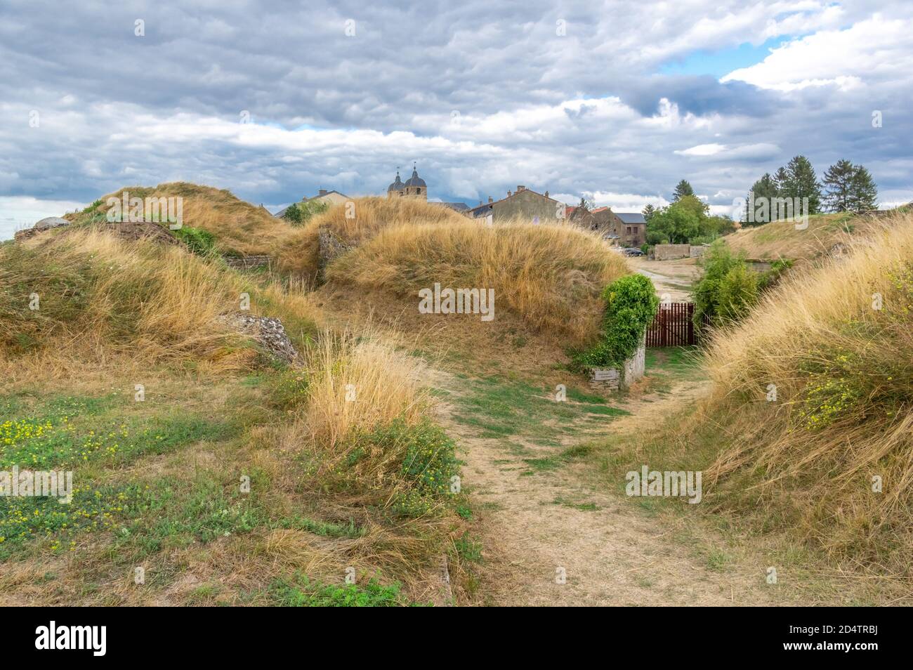 Fortifications and bastions of the Montmédy citadel / fort in the North ...