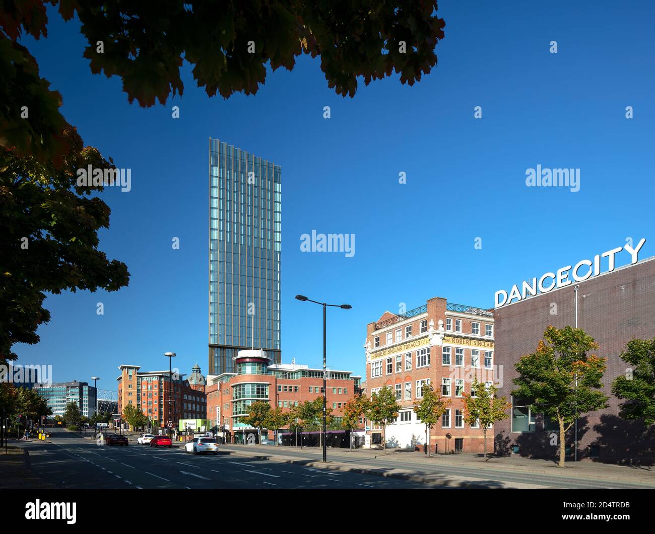 An Autumnal external daytime view of Hadrian Tower in Newcastle upon ...