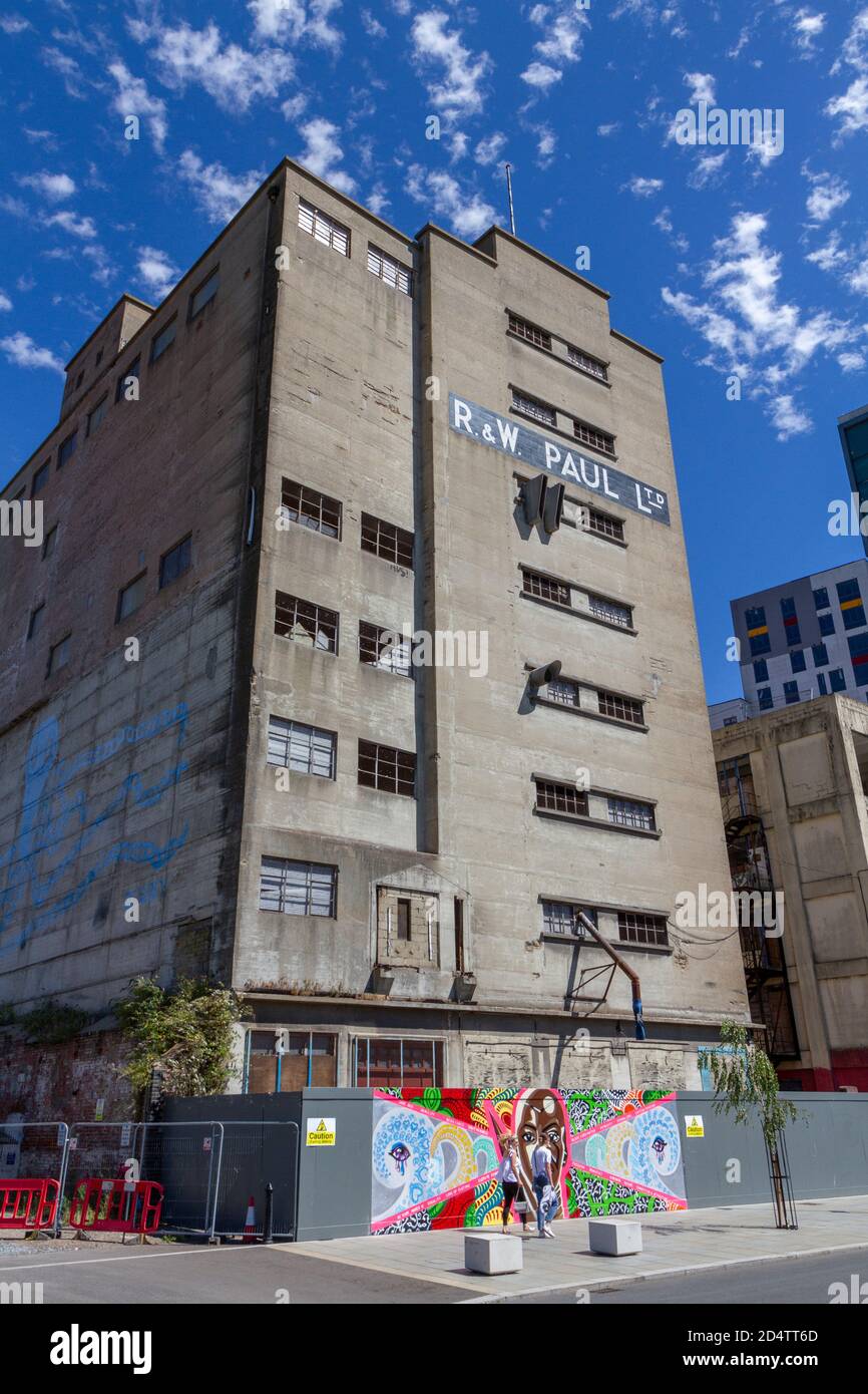 The Old R&W Paul Mill building on Ipswich Waterfront, a cultural and ...