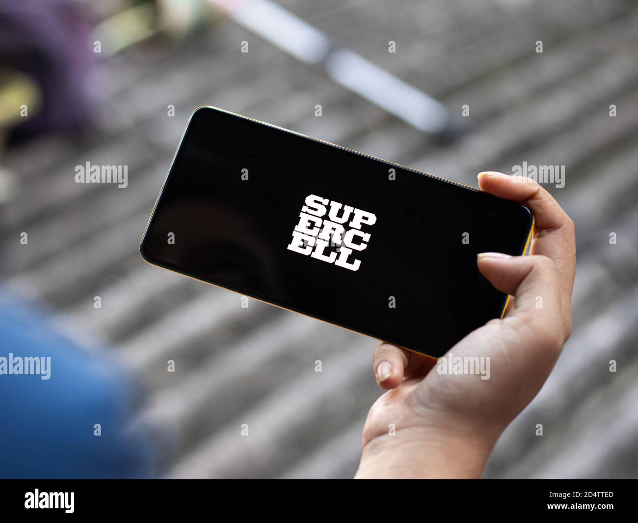 Assam, india - October 11, 2020 : Supercell logo on phone screen stock ...