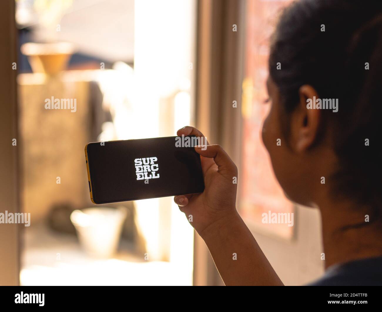 Assam, india - October 11, 2020 : Supercell logo on phone screen stock ...