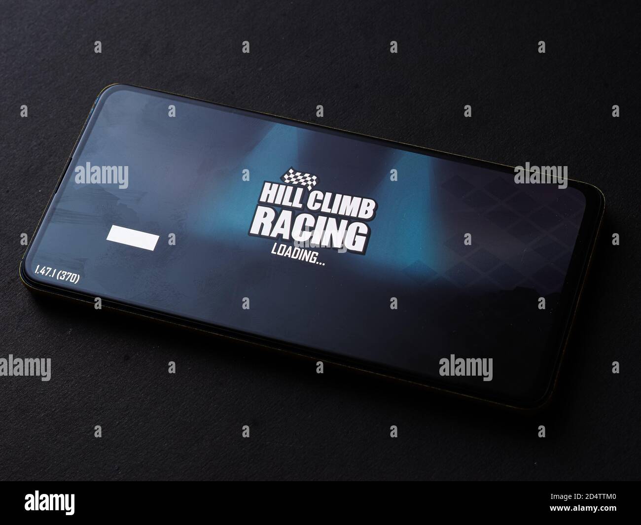 Assam, india - October 11, 2020 : Hill climb racing logo on phone ...