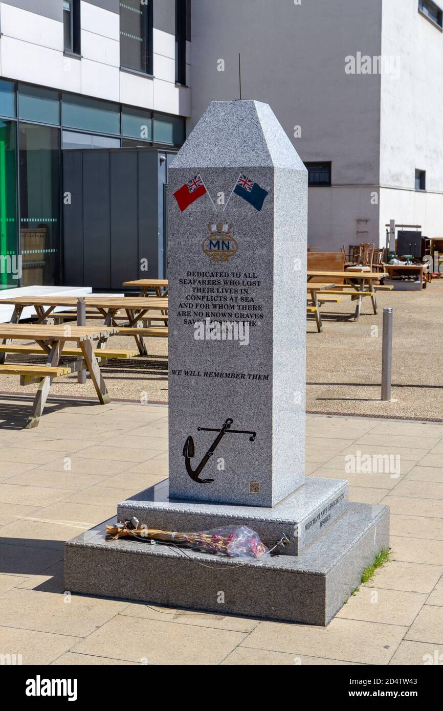 Seafarers memorial (to all seafarers lost at sea) on Ipswich Waterfront ...