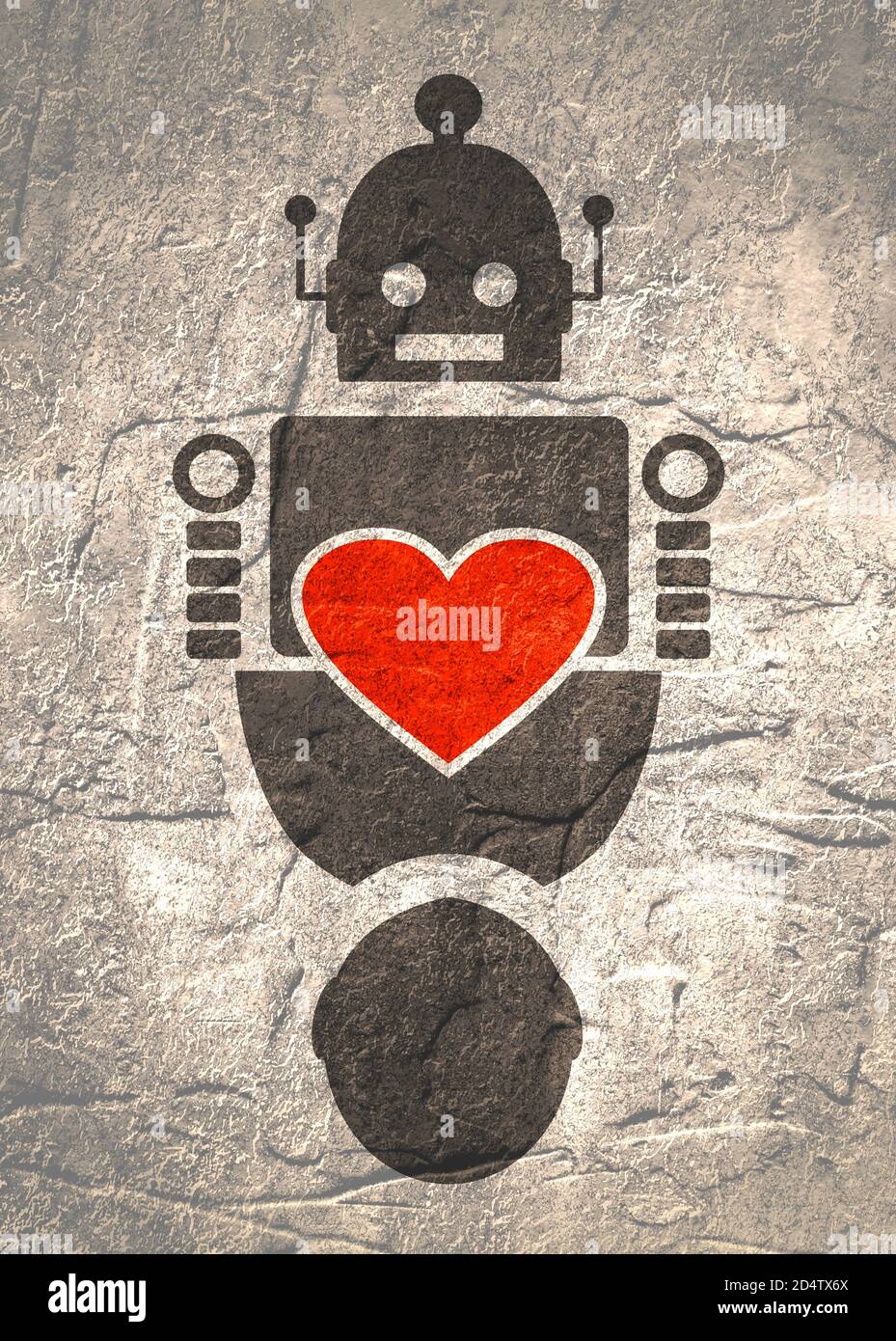 Human and robot relationships Stock Photo - Alamy