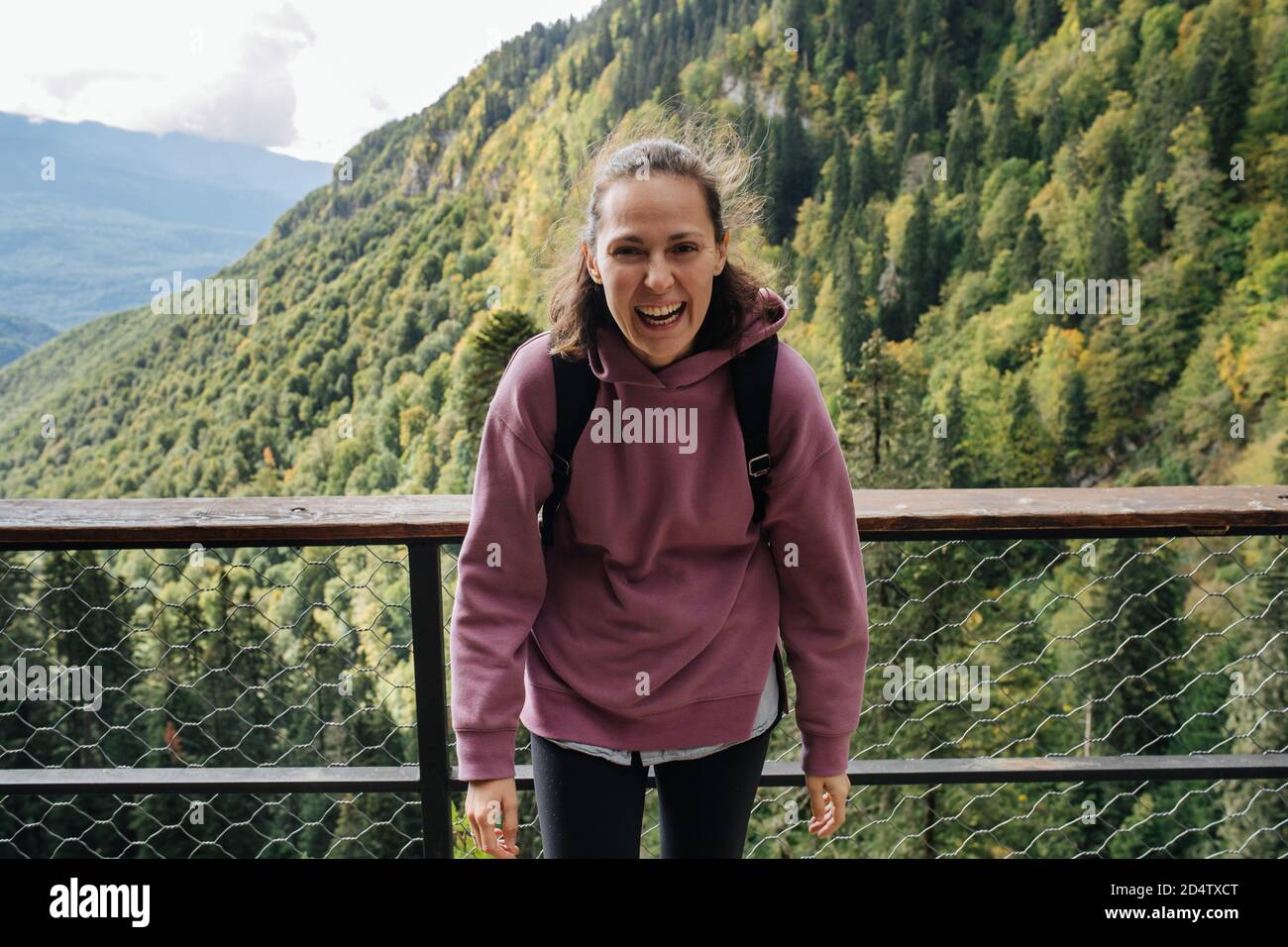 Exhilarated person hiking hi-res stock photography and images - Alamy