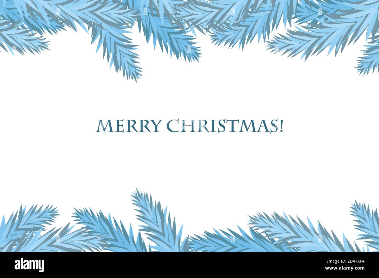 Conifer tree branches closeup Stock Vector Images - Alamy