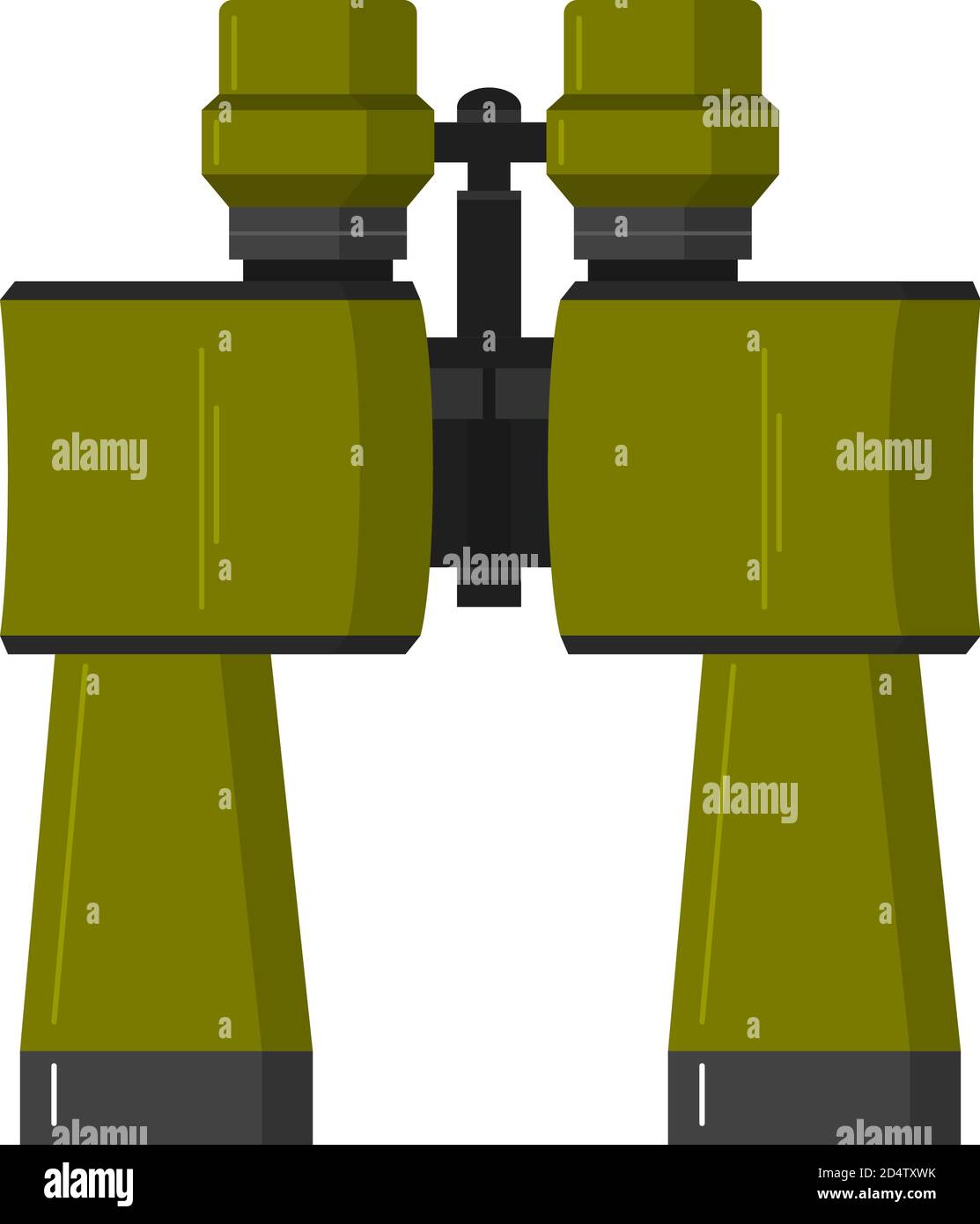 Army binoculars. The tourist field-glass for travelers.The field-glass ...
