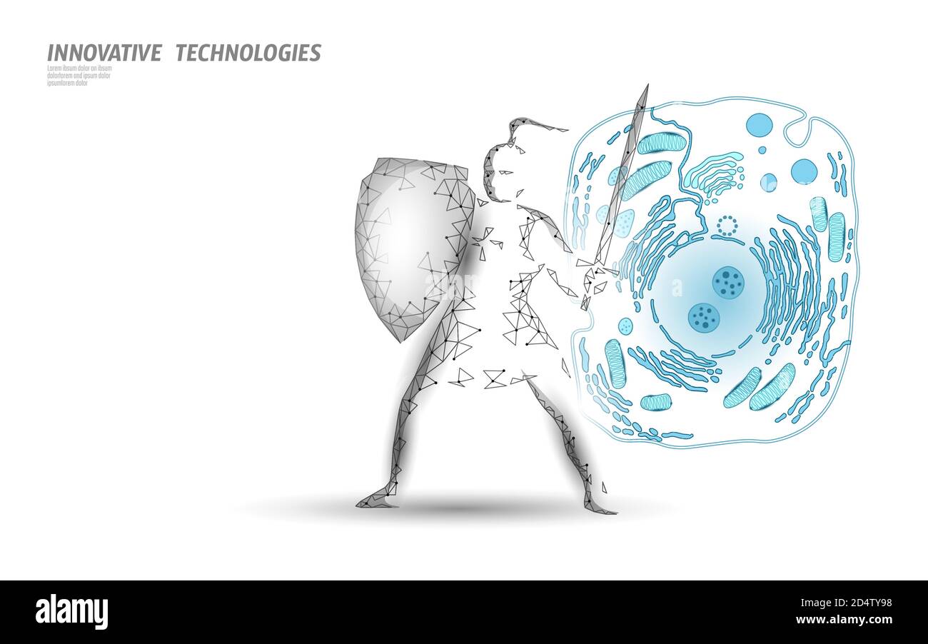 Science biology gene modifying concept. Laser operation virtual reality ...
