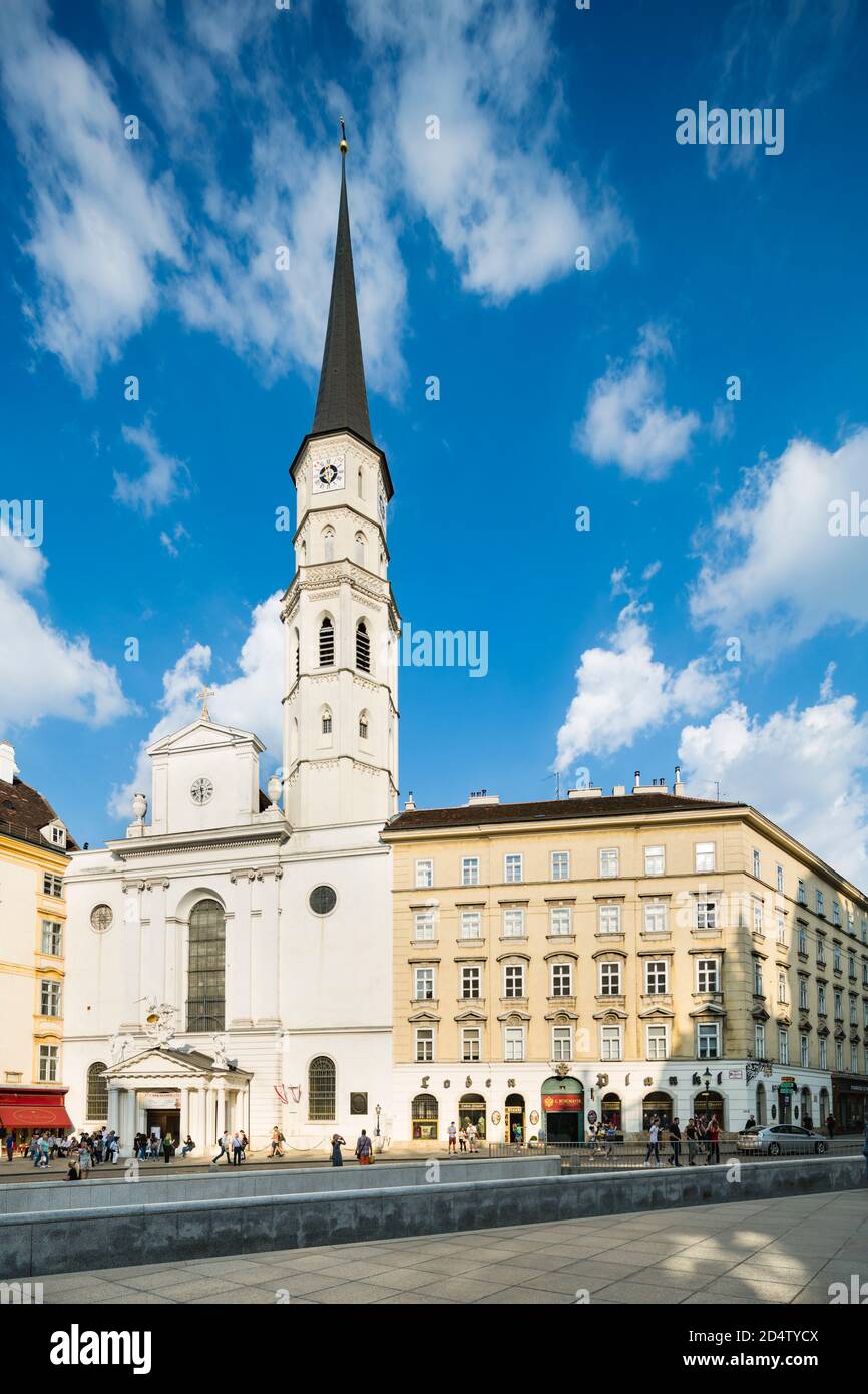 Michaelerplatz michaelerkirche wien vienna hi-res stock photography and ...
