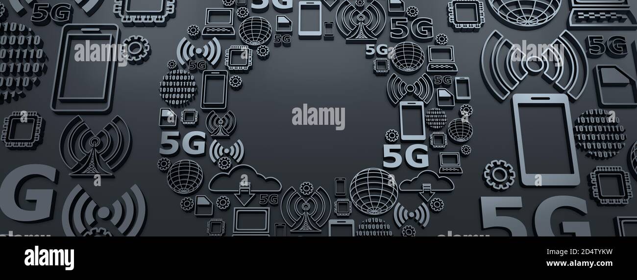 5G technology background Stock Photo - Alamy