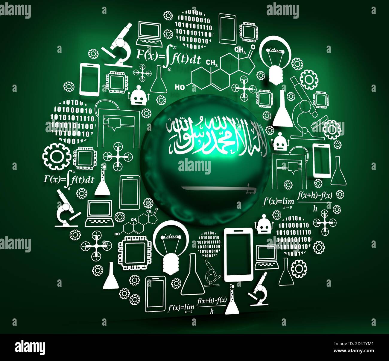 New technologies collage Stock Photo - Alamy